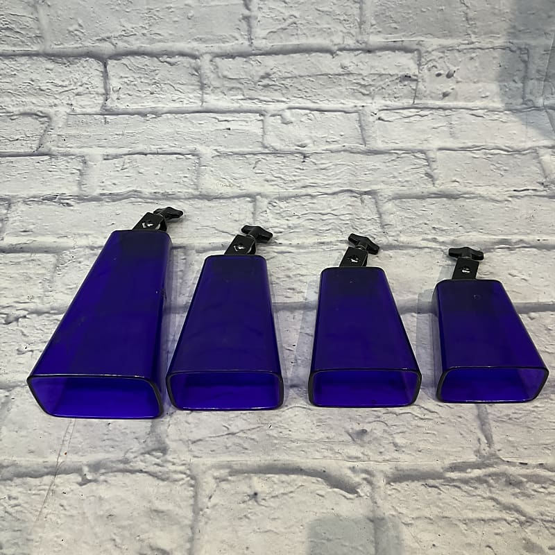 Unknown Acrylic Cowbell Set - Purple | Reverb