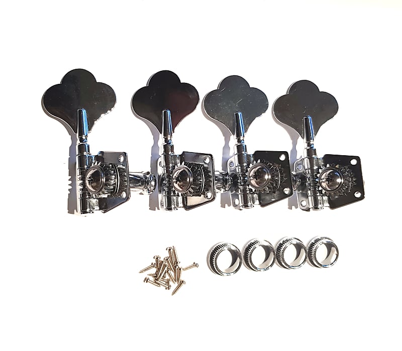 Bass Machine heads R/H set for Fender style P or J basses | Reverb