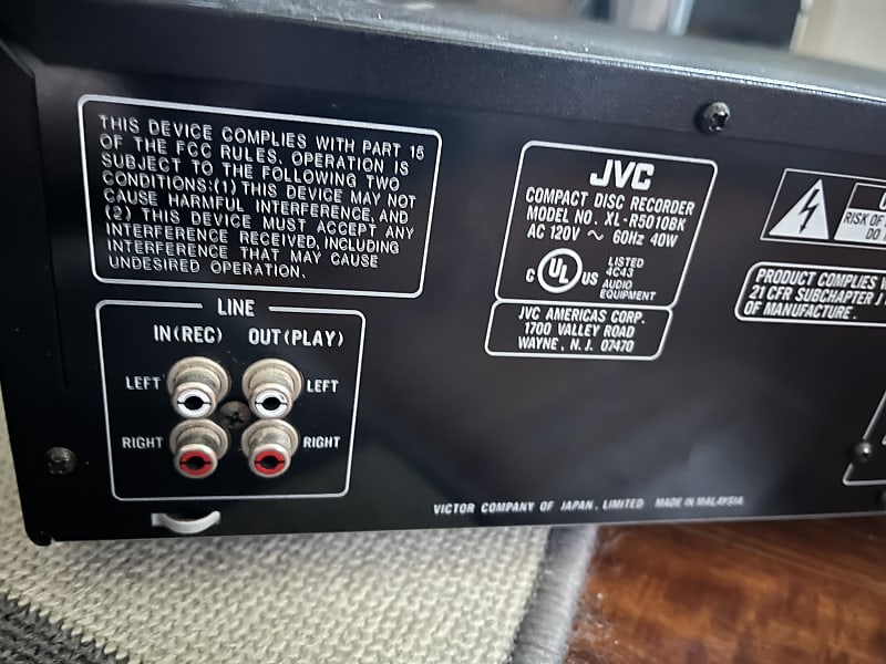 JVC XL-R5010BK | Reverb