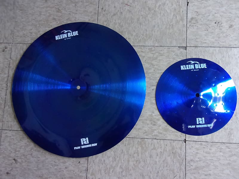Klein Blue Cymbal EFFEX 18" China Boy & 10" Trash Splash | Reverb