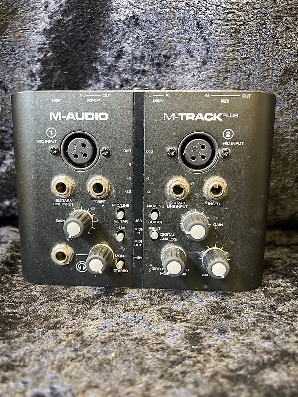 M-Audio M-track plus audio interface Audio Interface | Reverb