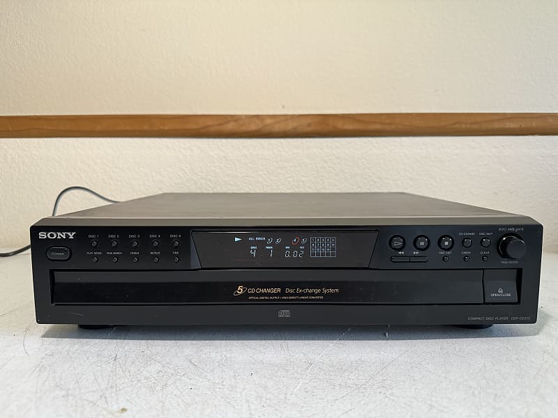 Sony CDP-CE275 CD Changer 5 Compact Disc Player HiFi Stereo | Reverb