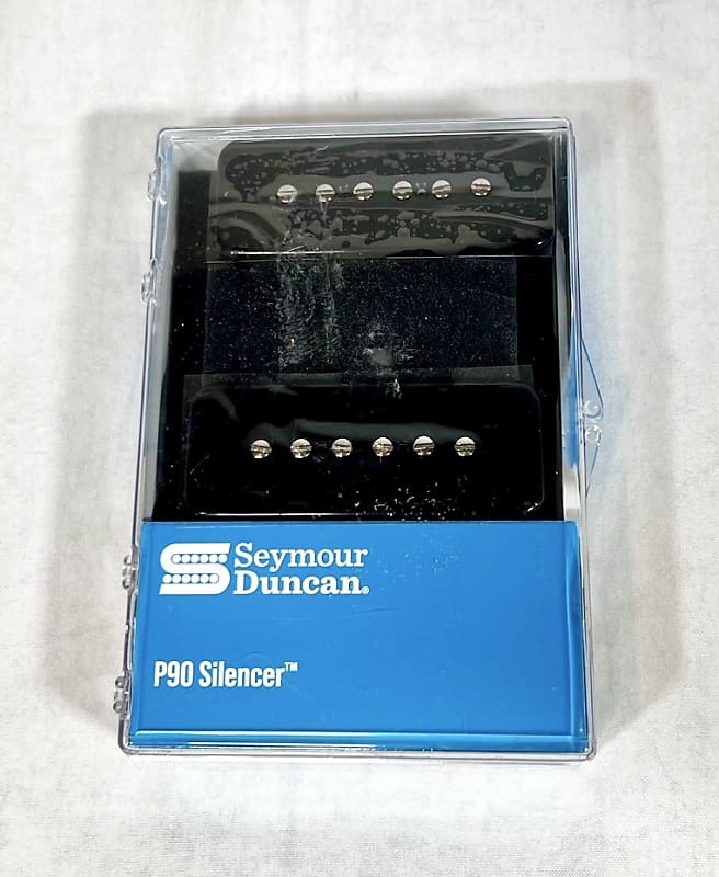 BRAND NEW SEYMOUR DUNCAN P90 SILENCER SOAPBAR HOT BLACK | Reverb