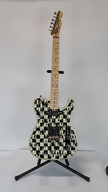 Moxy Telecaster 2016 Checkered Flag | Reverb