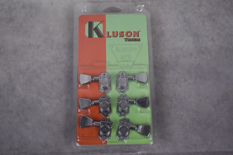 Kluson Revolution Tuners 3x3 Metal keystone button KED-3801C | Reverb