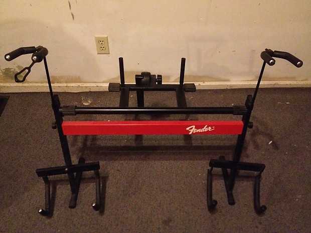 Fender Amp Stand - Guitar Stand 1995 Black / Red | Reverb
