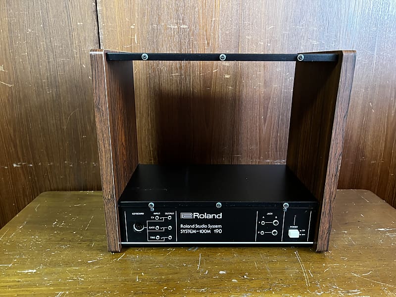 Roland Studio System-100m 190 Rare three-module rack w/ box | Reverb