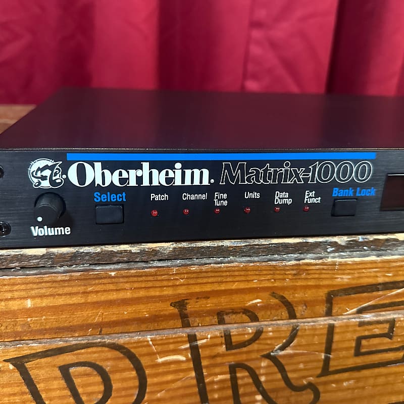 Vintage Oberheim Matrix 1000 Rackmount Synthesizer | Reverb