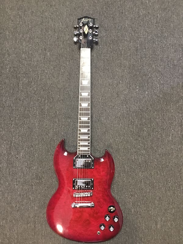 Firefly SG 2021 - Transparent Magenta burl | Reverb