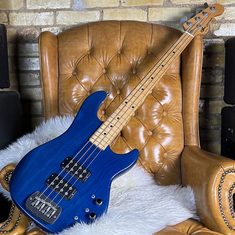 G&L L2000 Vintage Blue Electric Bass Guitar W/ Case! | Reverb