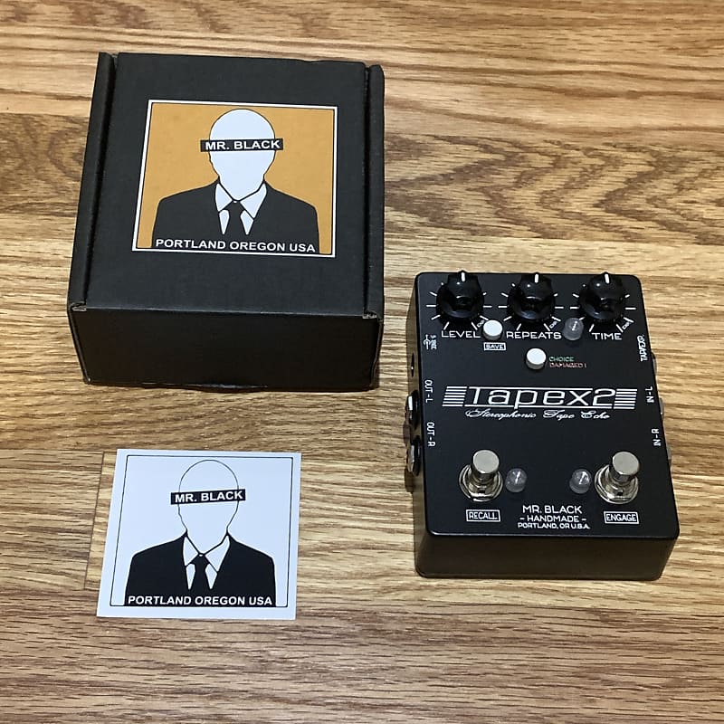 Mr. Black Tapex 2 Stereo Delay 2023 Free Shipping | Reverb