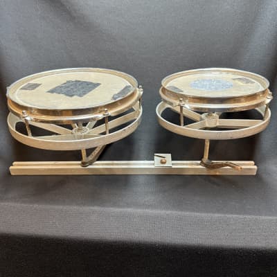 Remo Roto tom 8" and 10" with mounting bar and stand | Reverb