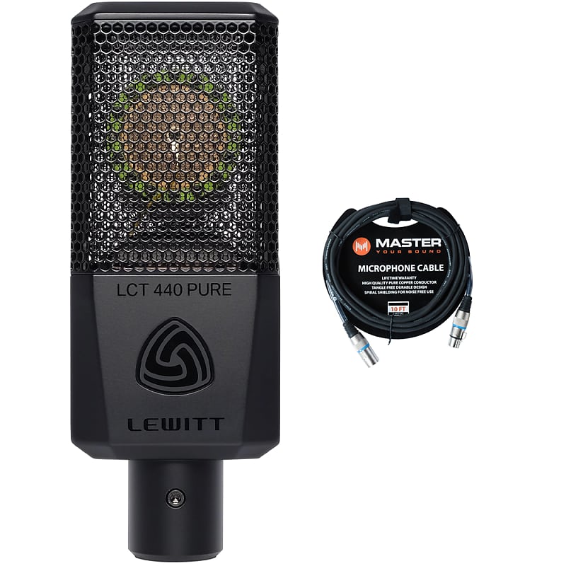 Lewitt Audio LCT 440 PURE 1" True Condenser Studio Recording | Reverb