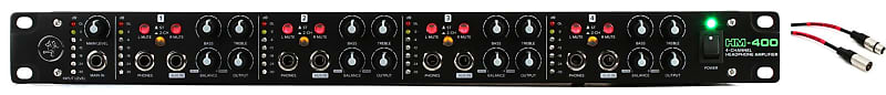Mackie HM-400 4-channel Headphone Amplifier Bundle with Pro | Reverb