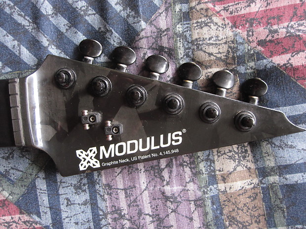 pointed headstock Modulus Blackknife neck blacknife graphite | Reverb