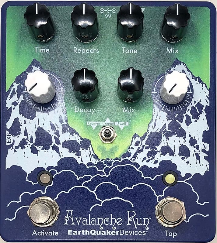 EarthQuaker Devices Avalanche Run Stereo Reverb & Delay in | Reverb