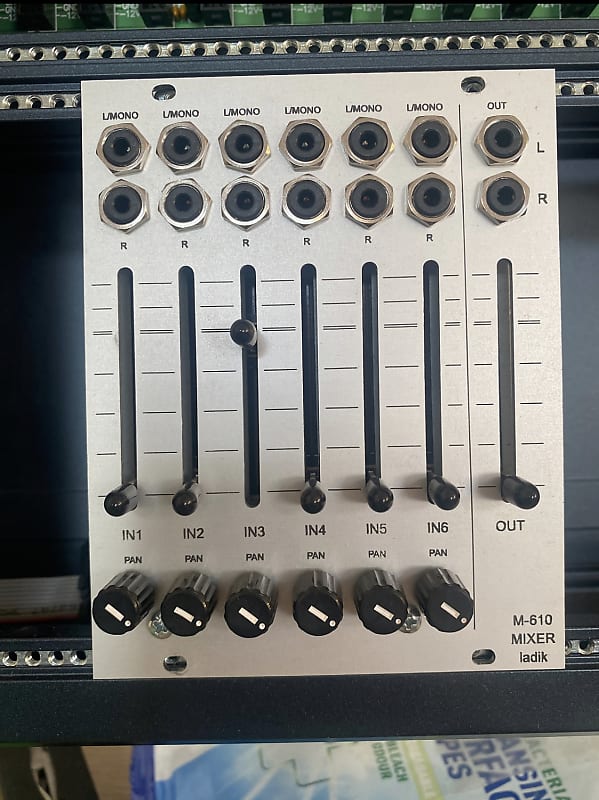 Ladik M-610 6ch stereo slider mixer | Reverb