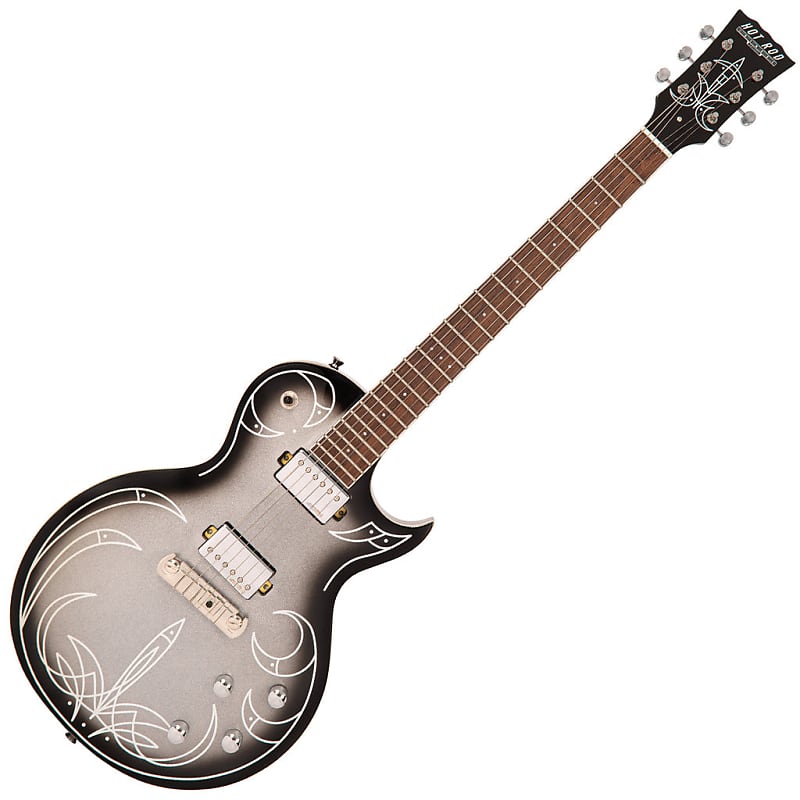 Joe Doe 'Hot Rod' Electric Guitar by Vintage ~ Silverburst | Reverb