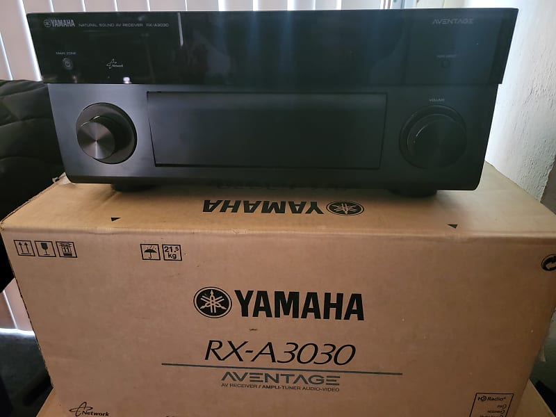 Yamaha Aventage RX-A3030 9.2ch Surround A/V Receiver Black | Reverb