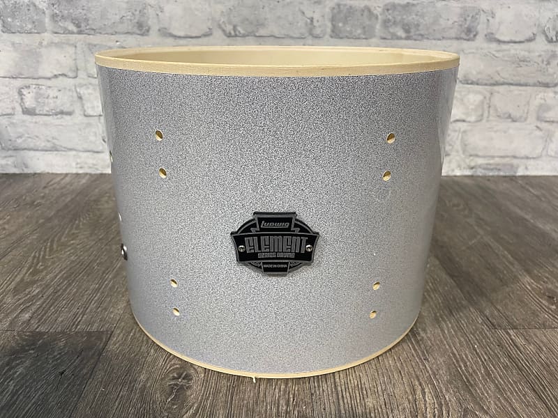 Ludwig Element Tom Drum Shell 12”x9” Bare Wood Project #GO64 | Reverb
