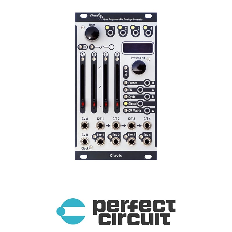 Klavis Quadigy Quad Envelope Generator (Silver) | Reverb