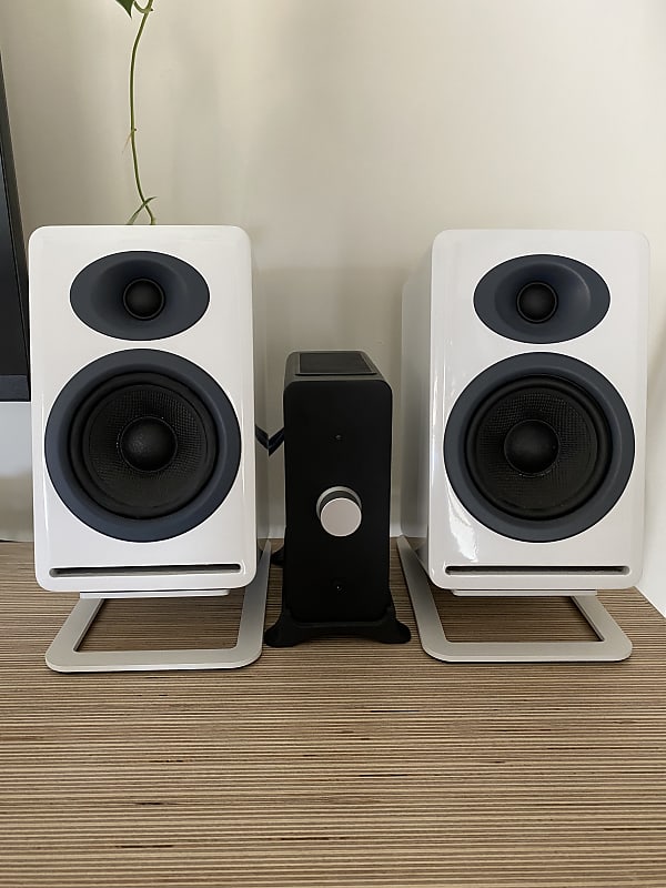 AudioEngine P4 Speakers with N22 amplifier and Stands | Reverb