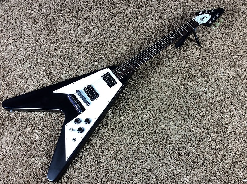 2007 Gibson Flying V Faded Black | Reverb