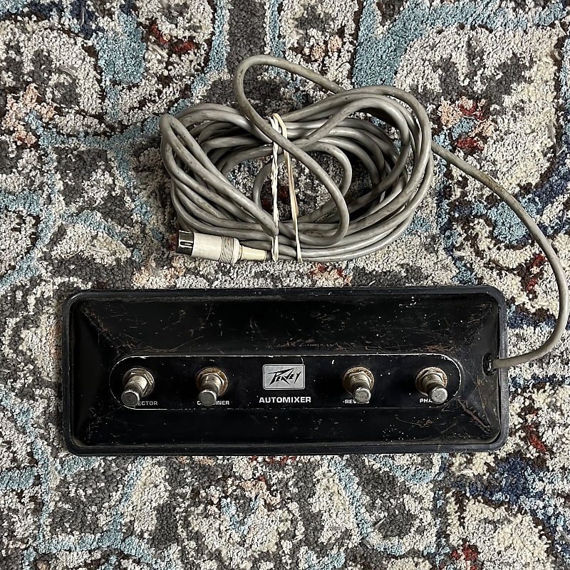 Peavey Auto mixer Vintage 1980s 4 Button Footswitch! F16 | Reverb