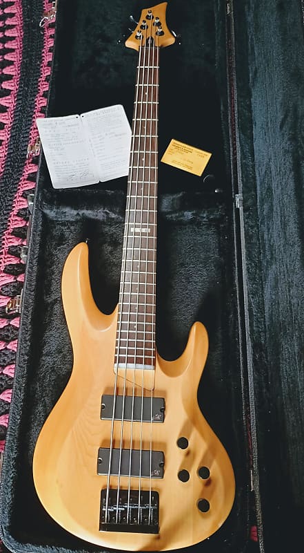 ESP LTD b-205 Aguilar Pickups/Pre-amp Bass | Reverb