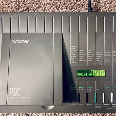 Early 90’s RARE Sequencer BROTHER PDC-100 MIDI Synth Pro Disk | Reverb