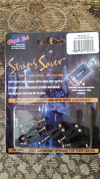 Graph Tech String Saver Saddles - Fits Stratocaster | Reverb
