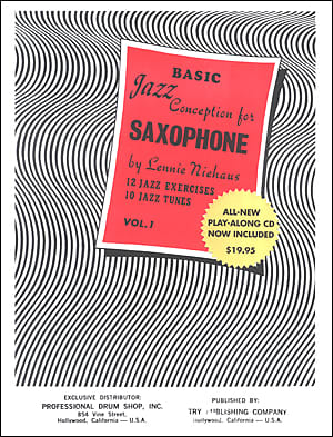 Basic Jazz Conception for Saxophone Vol.1 w/CD | Reverb