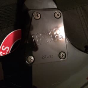 ESP Explorer Black James Hetfield Metallica EXP | Reverb