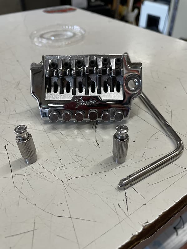 Fender System 1 tremelo bridge 1980,s/90,s - Chrome | Reverb