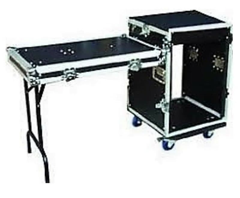 Mr. Dj CASE6000BK Flight Chest Style DJ Case with Mixer/CD | Reverb