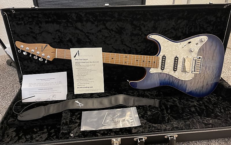 Tom Anderson Drop Top Classic 2022 - Abalone To Deep Ocean | Reverb
