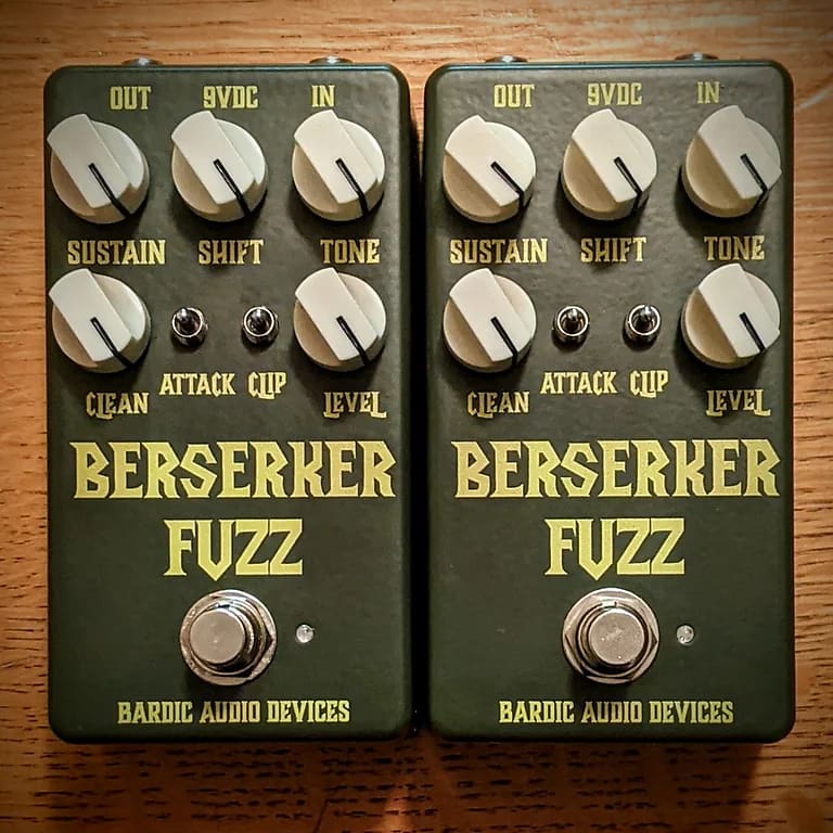 Bardic Audio Devices Berserker Fuzz 2021 Green | Reverb