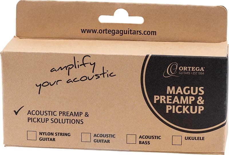 Ukulele Rechargeable Onboard Active Preamp & Piezo Pickup | Reverb