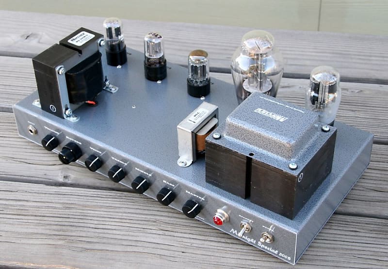 Siegmund MS-300B Amplifier; Hammered Silver Chassis Mount; | Reverb