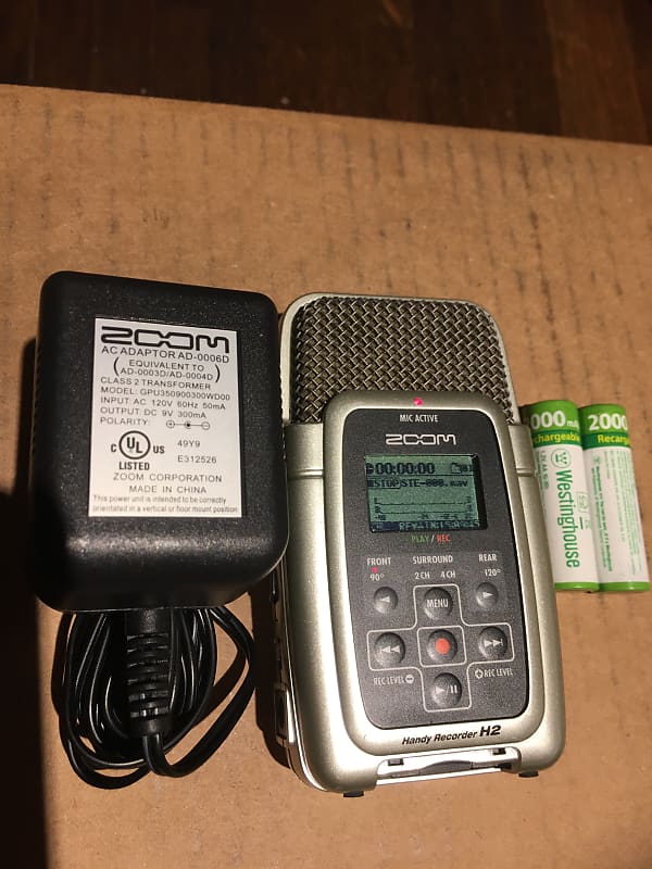 Zoom H2 Recorder w/Power Supply Plus Rechargeable Batteries | Reverb