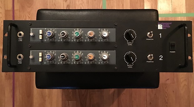 Pair Racked Neve 33122a Mic Pres | Reverb
