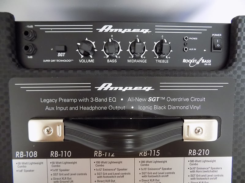 Ampeg RB-108 30w Combo Bass Amplifier | Reverb