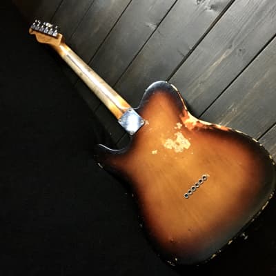 Fender Telecaster Relic with Maple Neck 3-Colour Sunburst, | Reverb