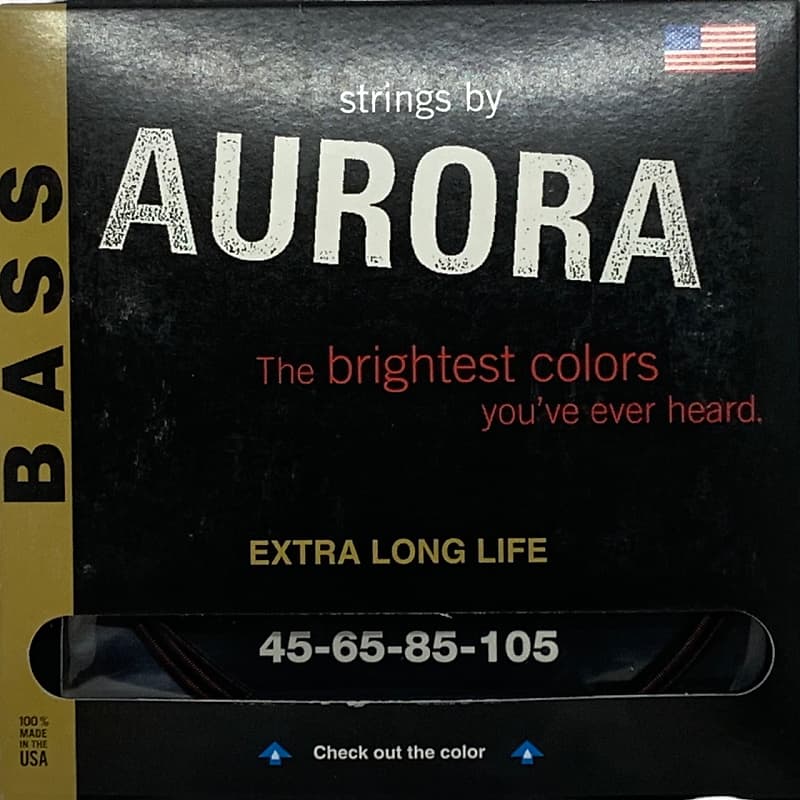 Aurora Strings Purple Bass Strings 45-105 | Reverb