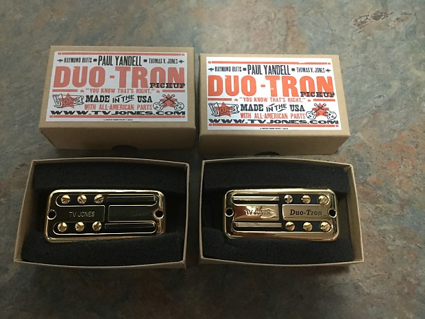 TV Jones Duo Tron plickups | Reverb