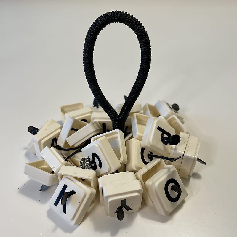 Upcycled Percussion - Upwords Game Tiles Hand Rattle / Shaker | Reverb