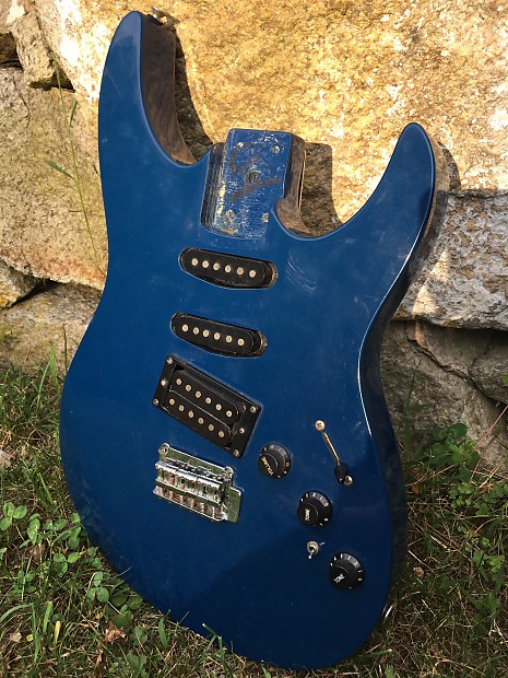 Kramer Electric Guitar XL 6 XL VI 1980s USA Dark Blue | Reverb UK