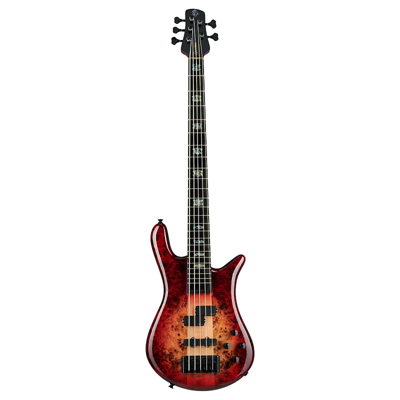 Spector Euro 5 Custom - Natural Red Burst Gloss | Reverb