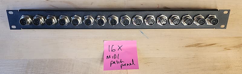Unknown midi patch panel - 16 port - for 19 inch rack | Reverb