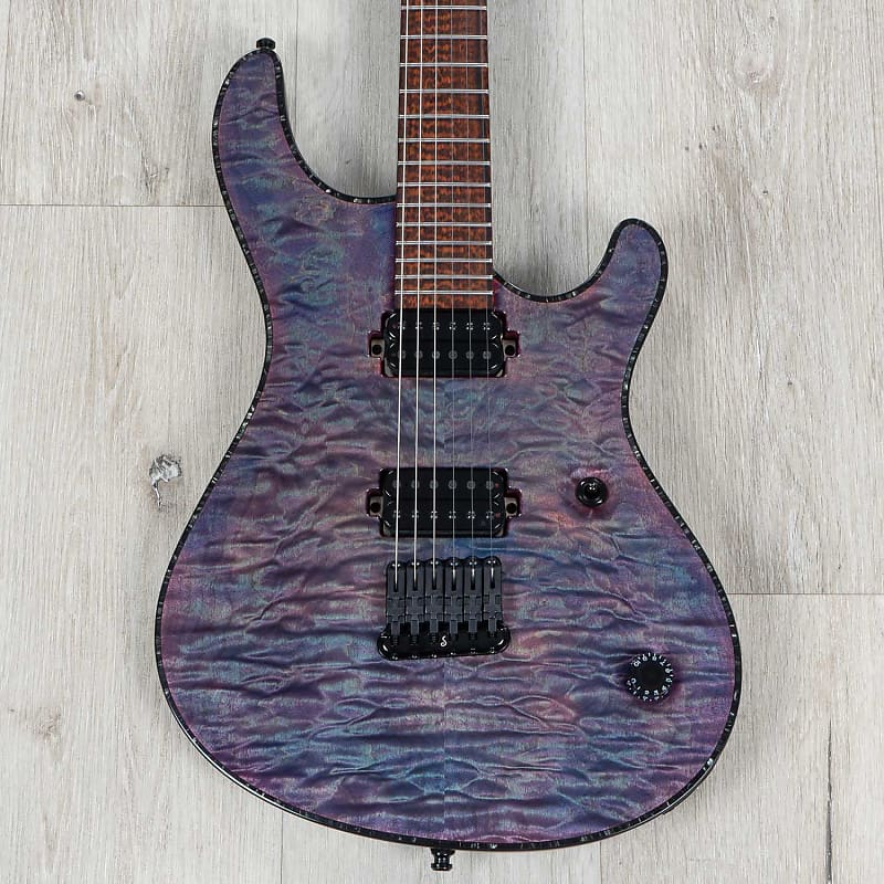 Mayones Regius 6 Guitar, 40th Anniversary, Custom Transparent | Reverb